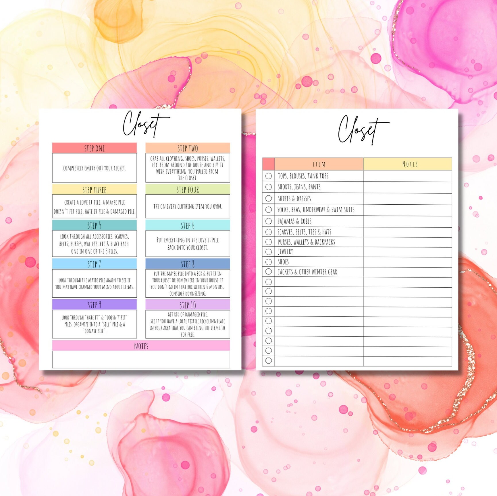 Ultimate Decluttering Planner Printable - Etsy