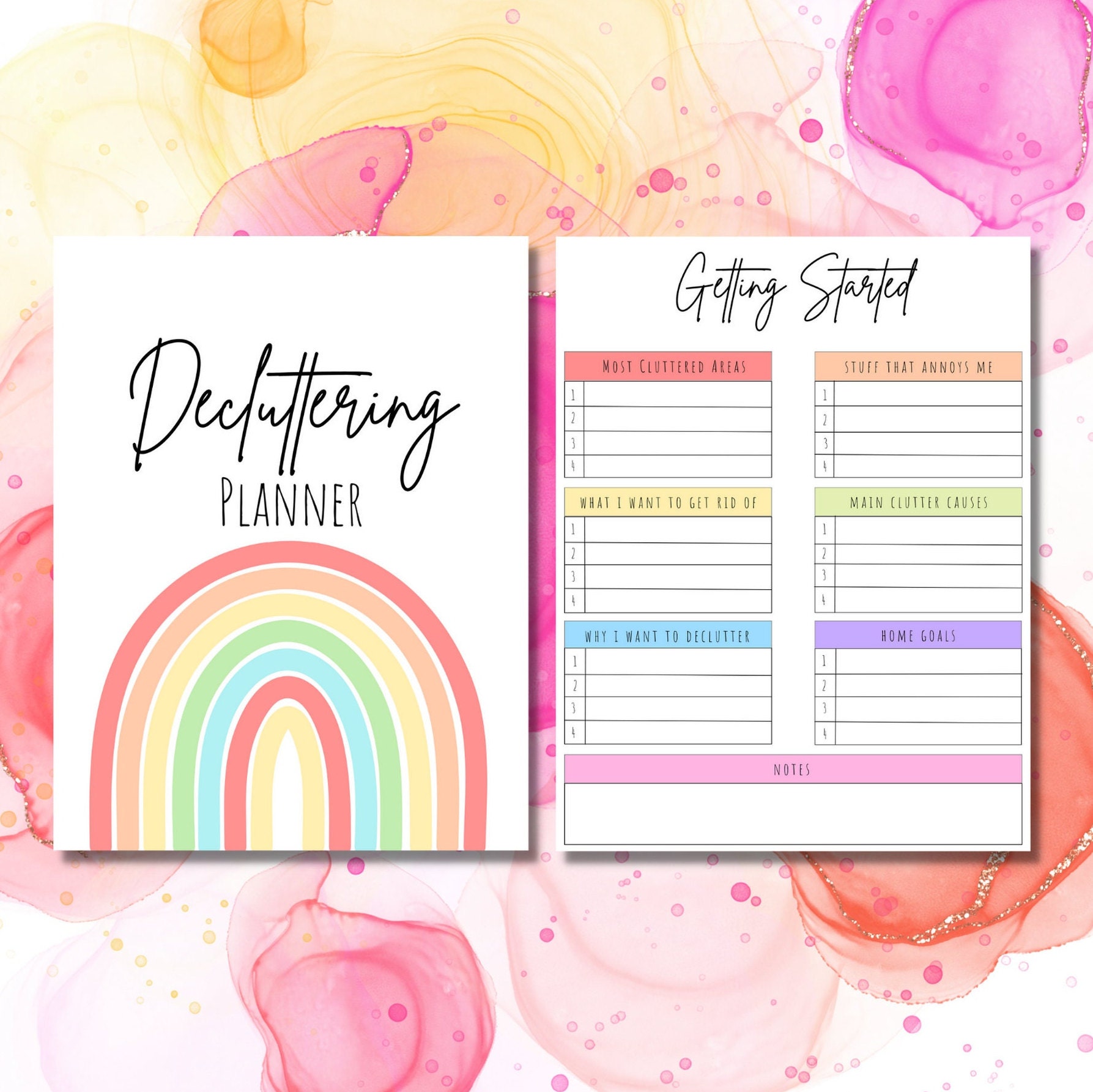 Ultimate Decluttering Planner Printable - Etsy