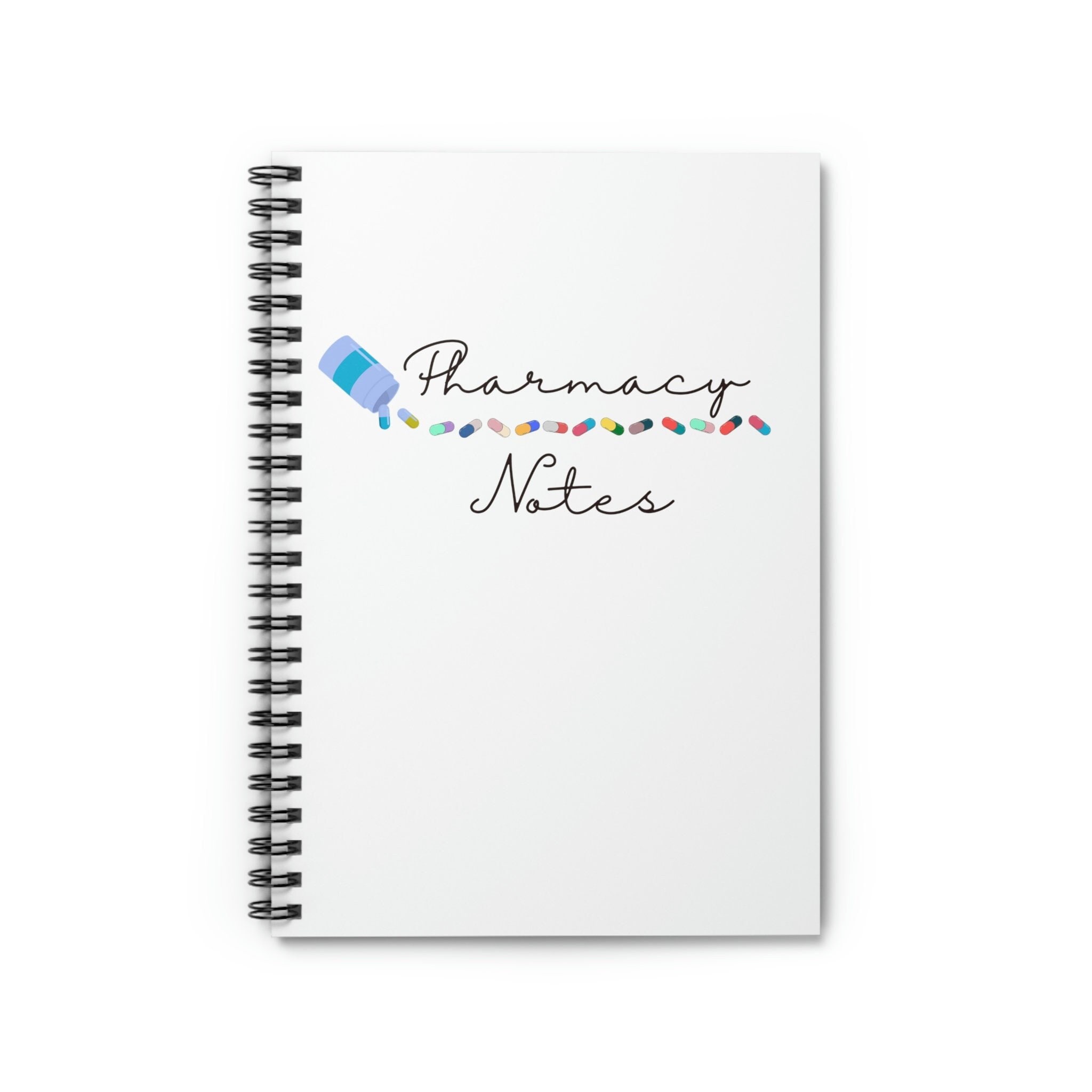 Pharmacy Notes Spiral Notebook Pharmacy Student Gift - Etsy