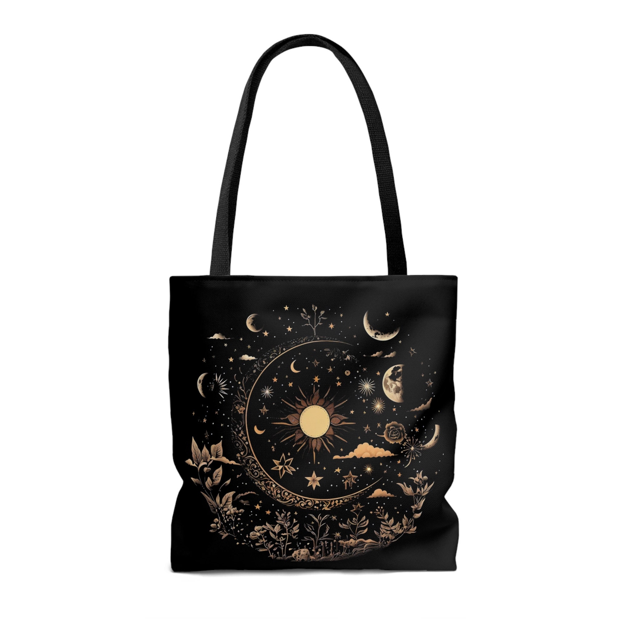 Magical Moon Tote Bag Witchcore Bag Mystic Moon Tote Gift - Etsy