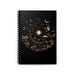 Magical Moon Spiral Notebook, Witchcore Gift, Dark Mystic Moon Notebook ...