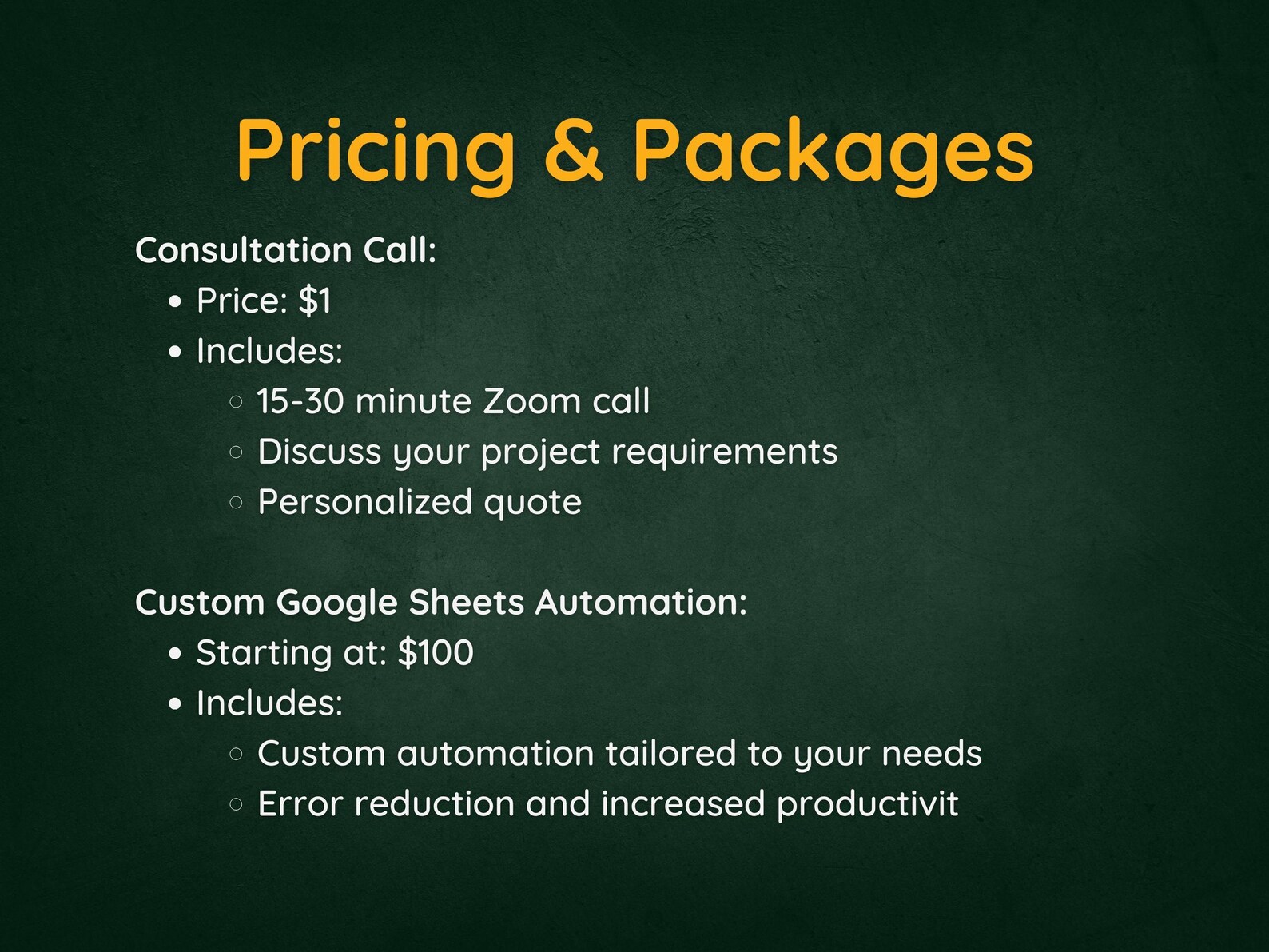 Google Sheets Automation Done for You Package: Automate Repetitive Spreadsheet and Excel Tasks ...