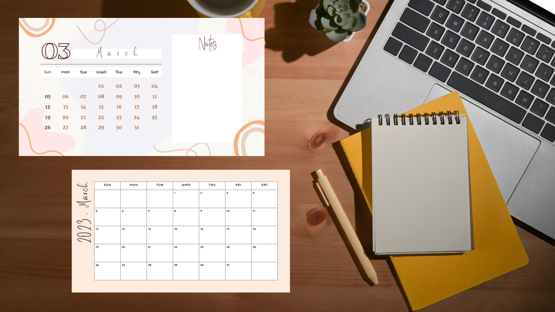 2022, 2023 Calendar | Printable Calendar| 2022, 2023 Monthly Planner ...