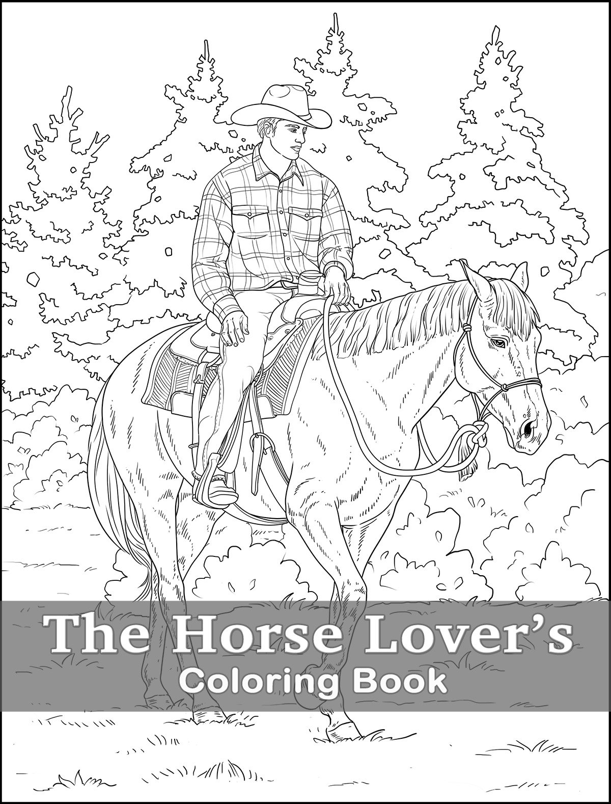 The Horse Lover's Coloring Book - 30 Beautiful Equine Illustrations in ...