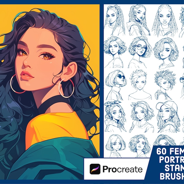 Procreate Portrait - Etsy