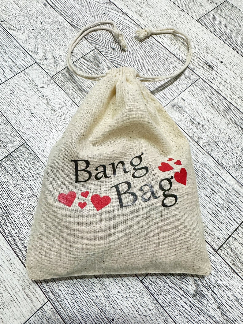Couples Bang Bag | Heart Shaped Wooden Sex Tokens | Naughty Acts for Date Night Fun | Valentines ...