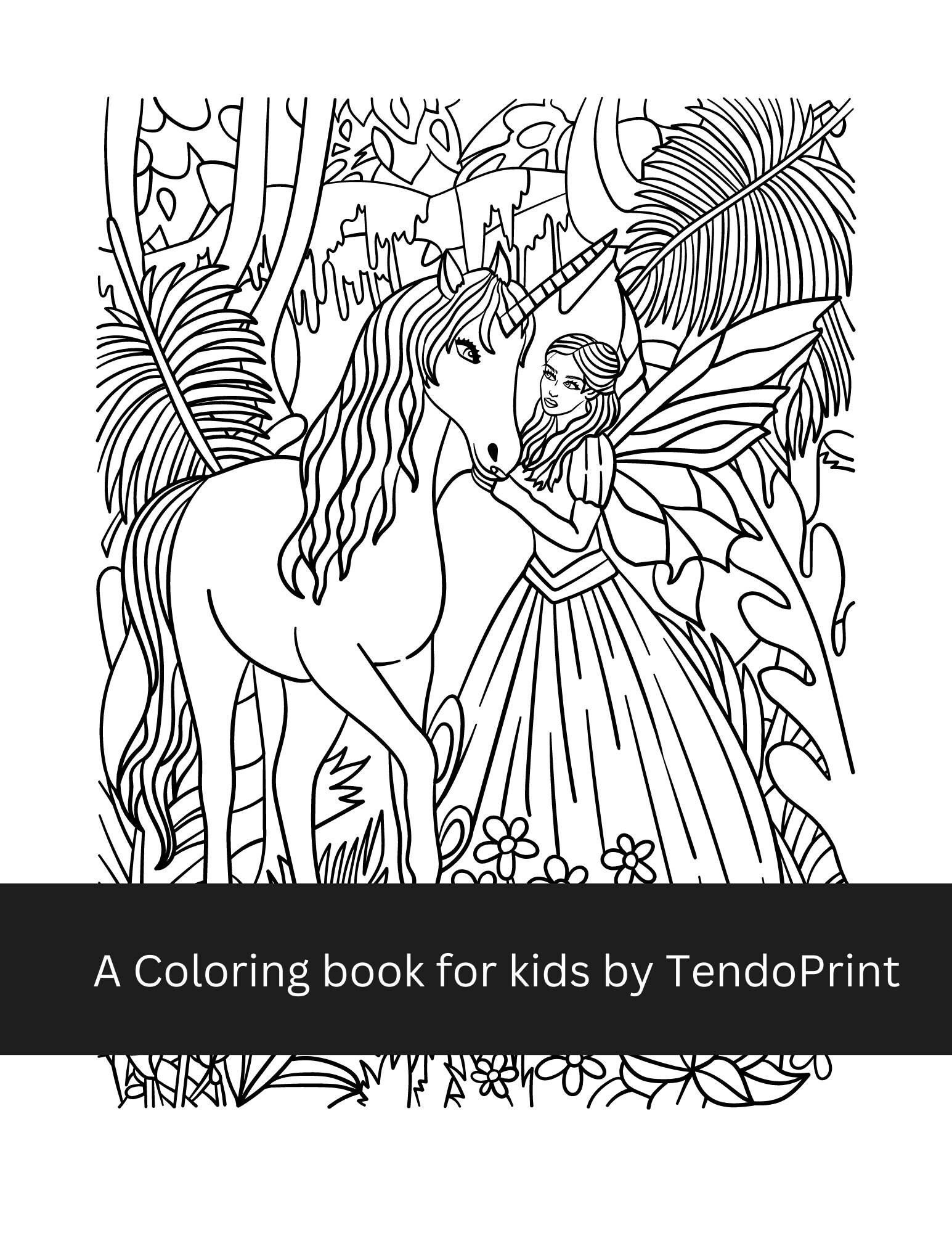 Beautiful Fairies in Butterfly Garden Coloring Books for Kids - Etsy
