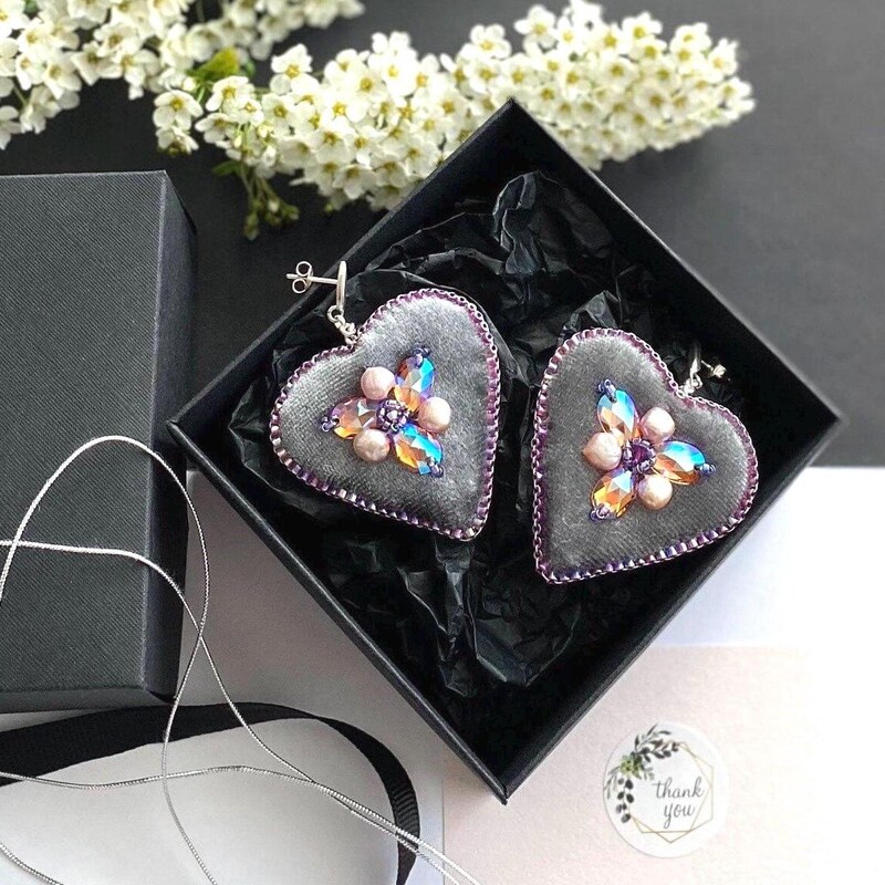 Beaded Velvet Fabric - Etsy