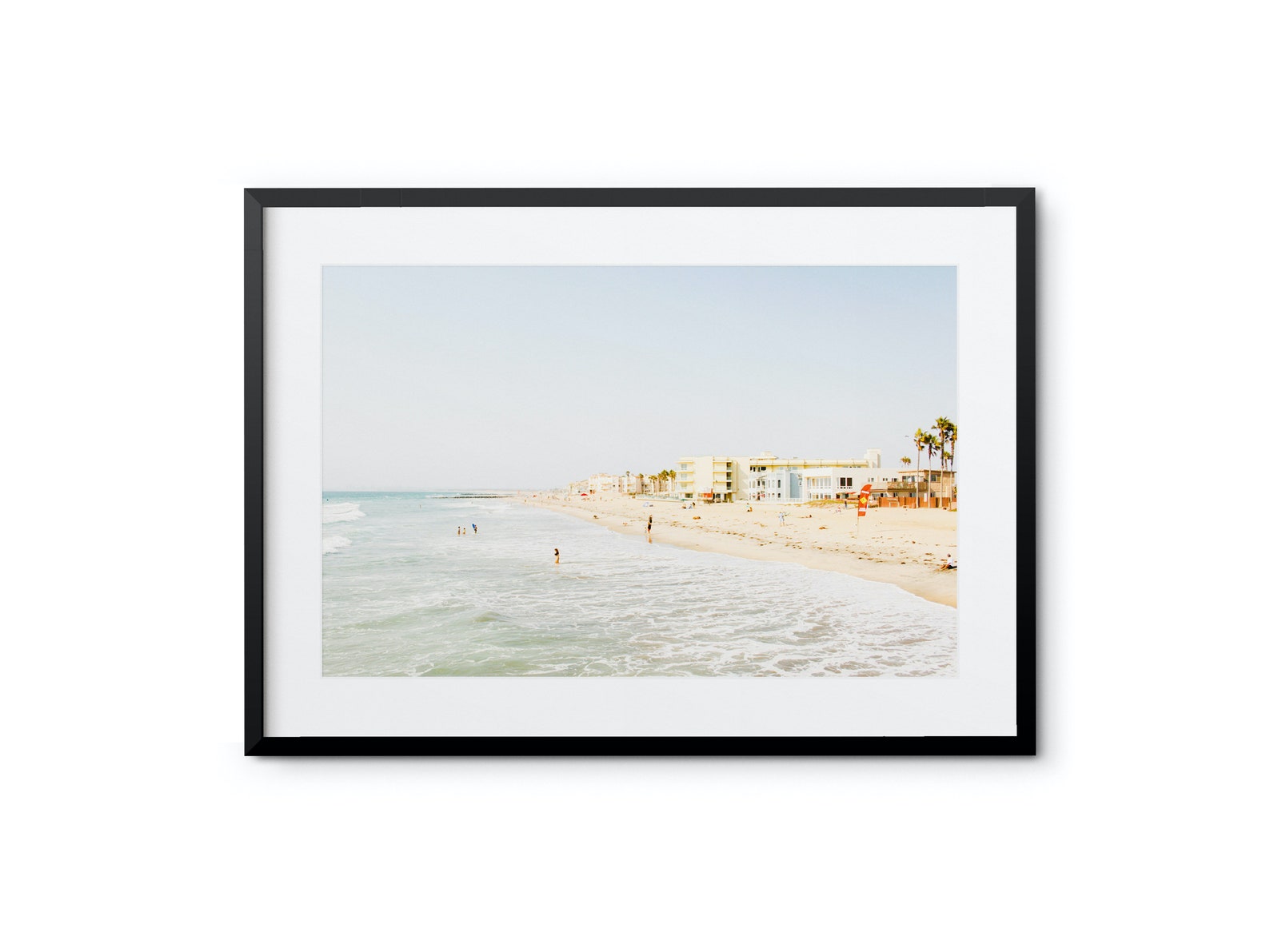 Minimalist Beach Art Print, Beach House Art - Etsy