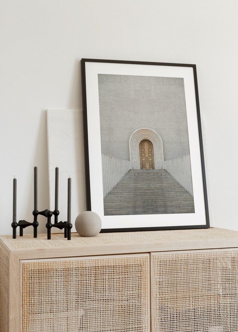 Modern Door Photography Print, Framed Boho Wall Art - Etsy
