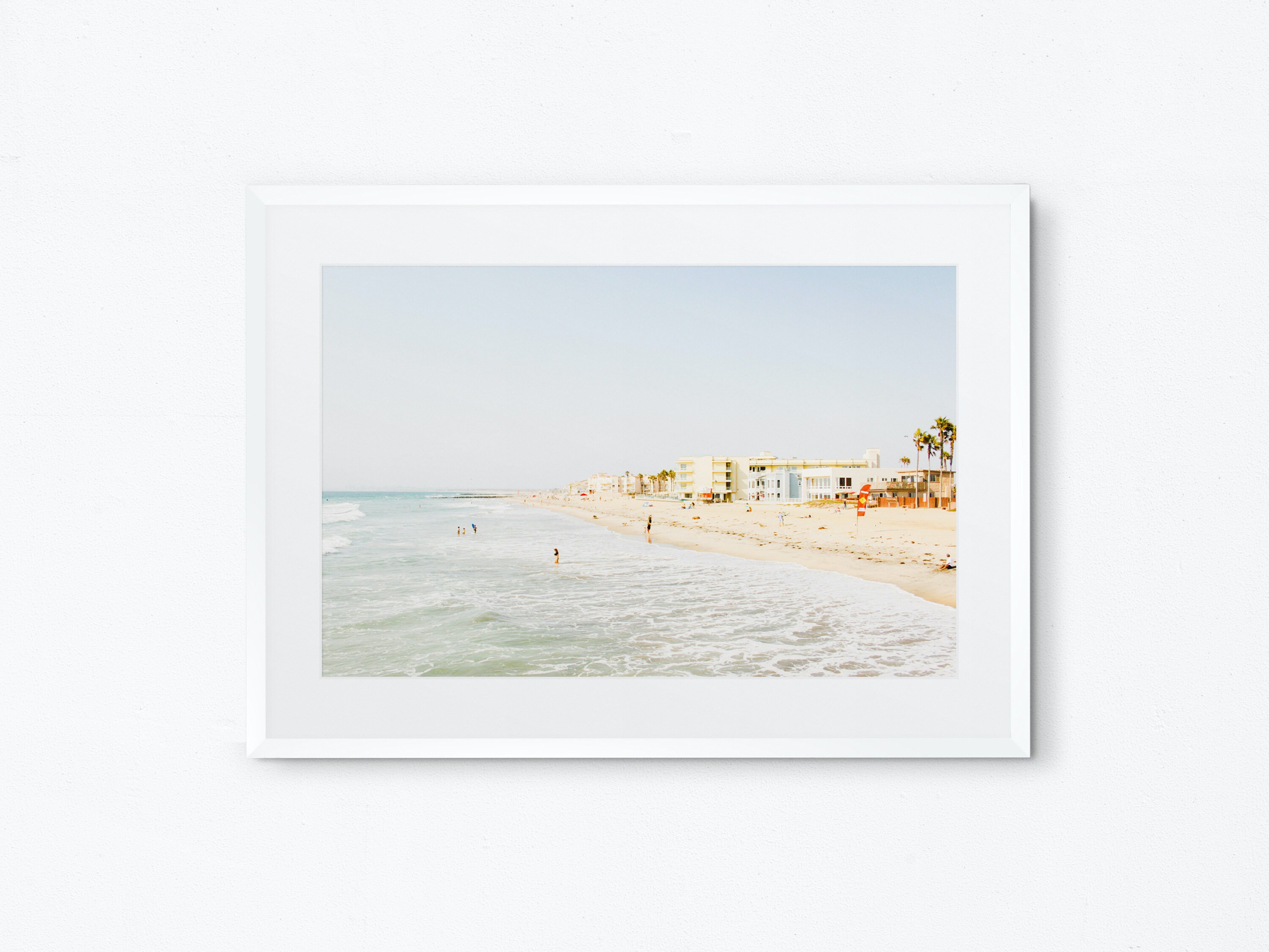 Minimalist Beach Art Print, Beach House Art - Etsy