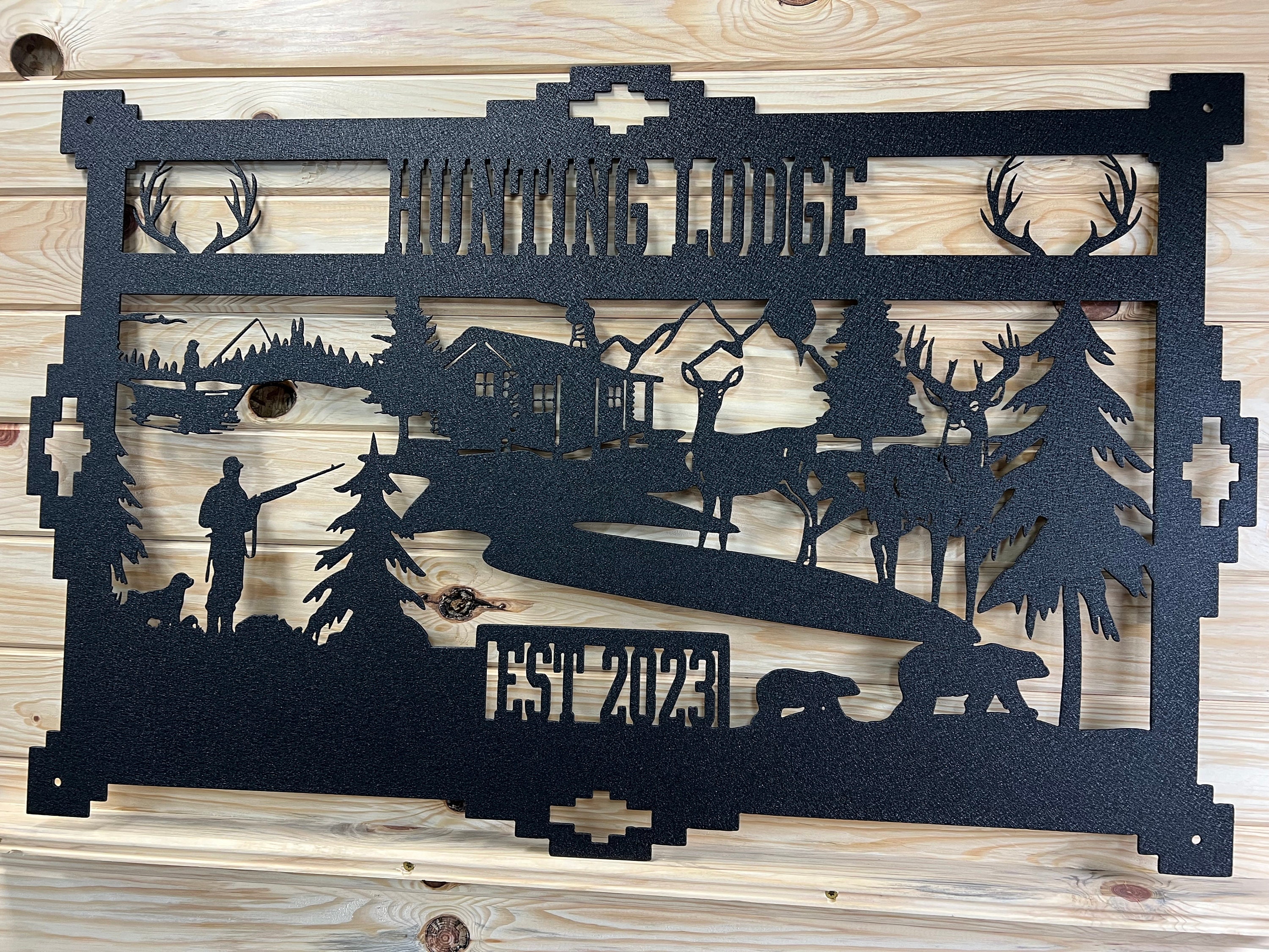 Custom Large Lodge Sign - Etsy
