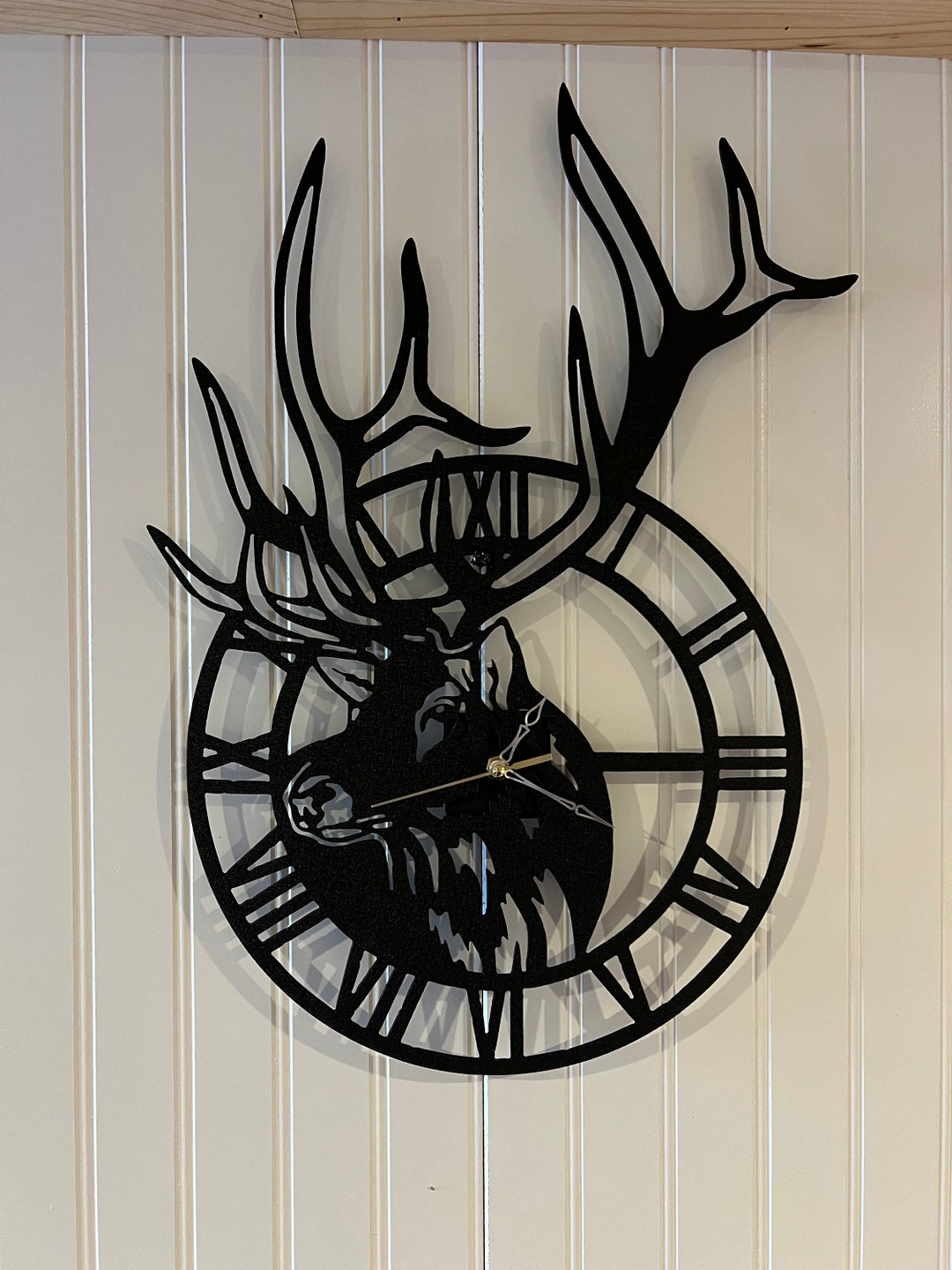 Deer Clock - Etsy