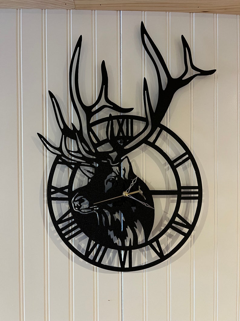 Deer Clock - Etsy