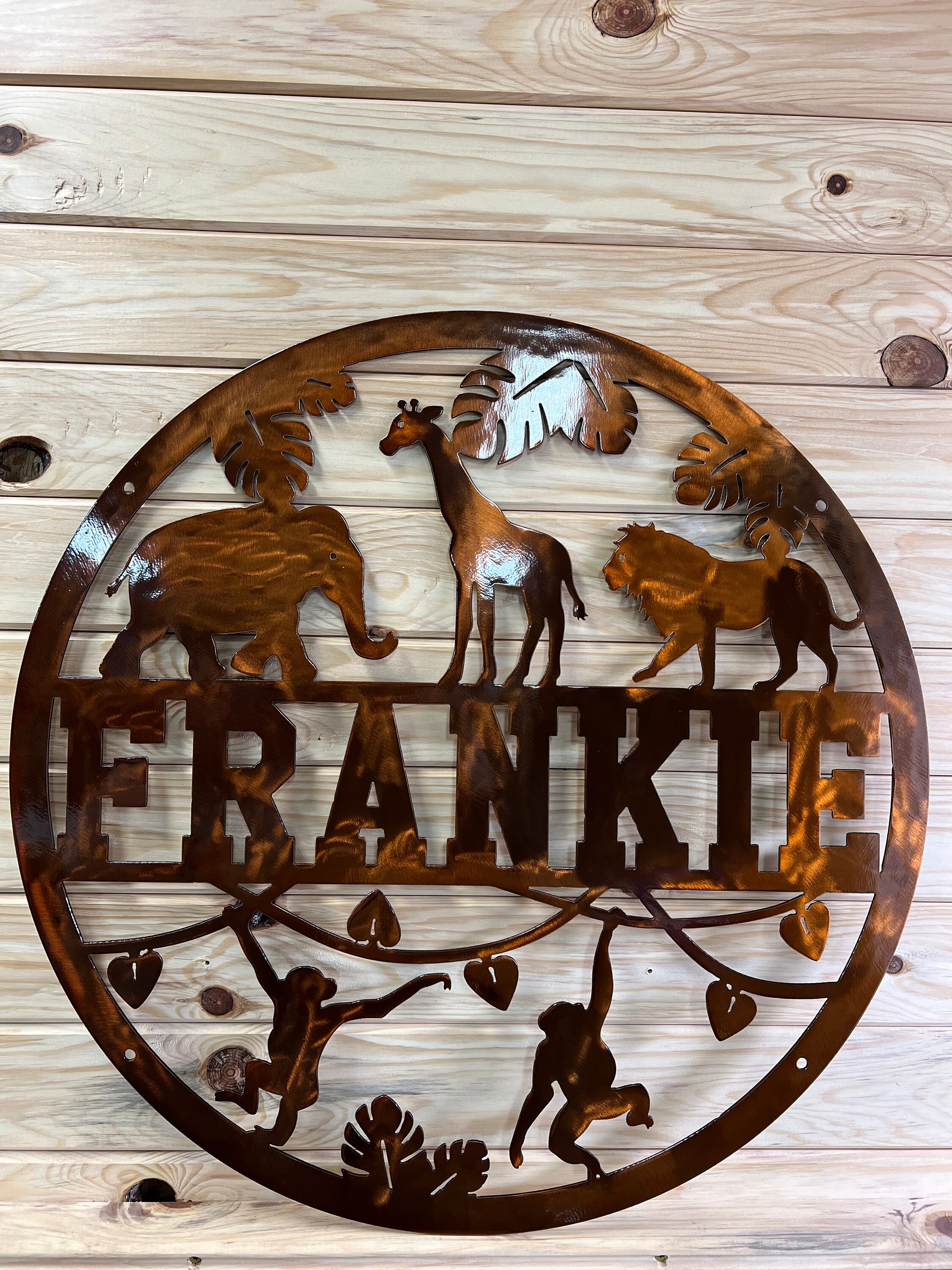 Zoo Animal Name Sign - Etsy