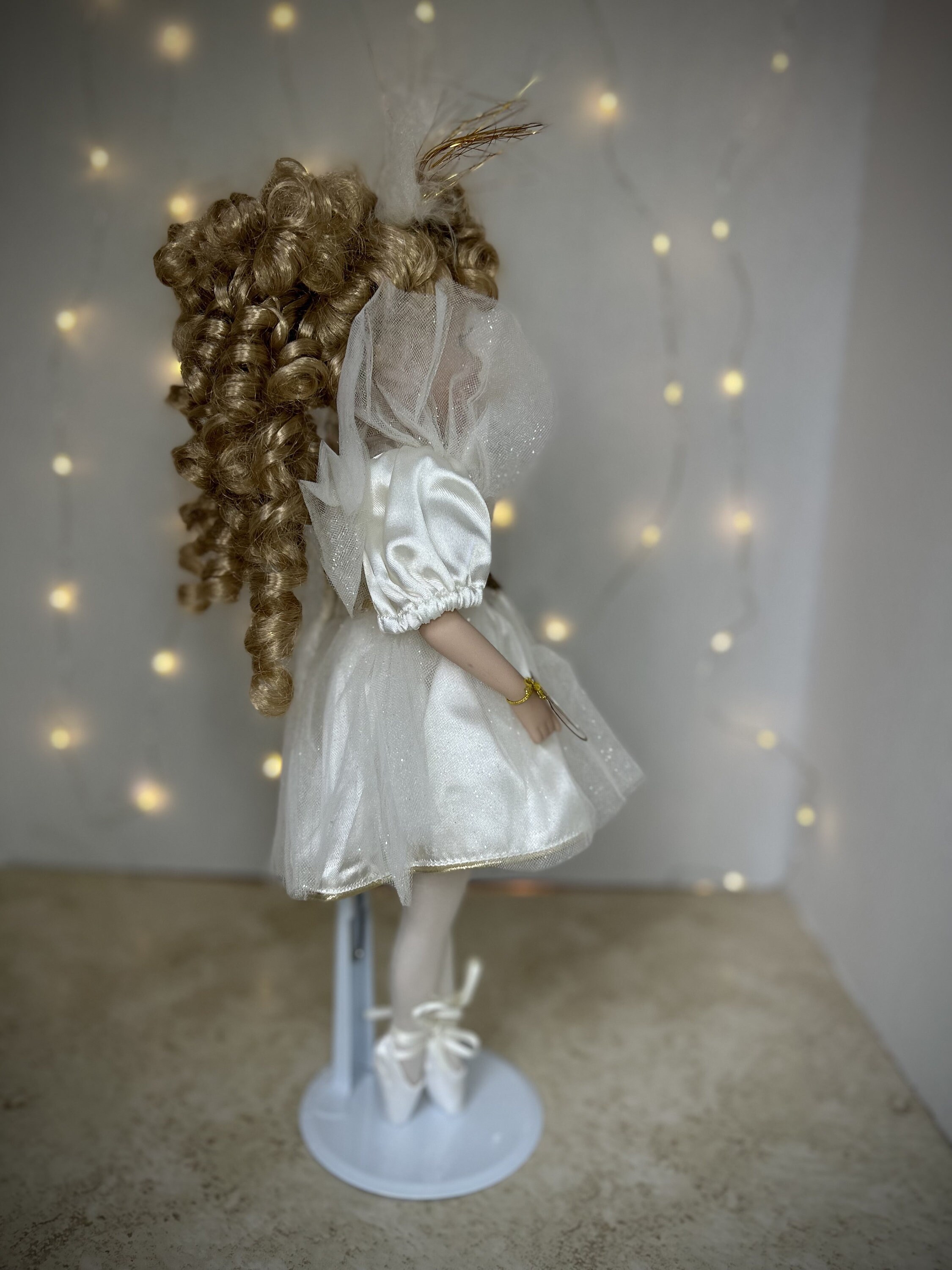 Brass Key Doll - White & Gold Ballerina - Etsy