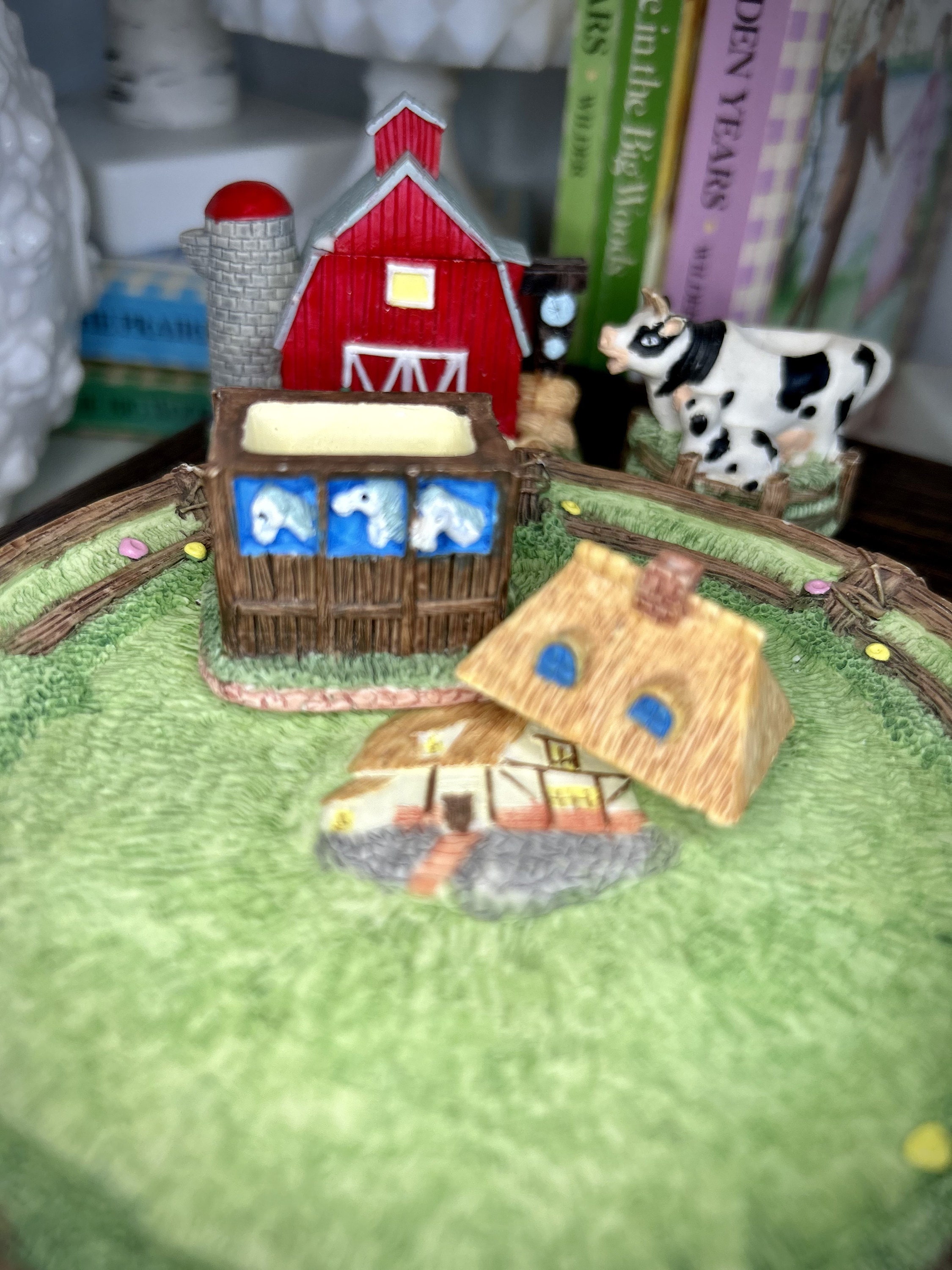 Vintage Farm Animal Kids Tea Set, Complete Play Dishes - Etsy
