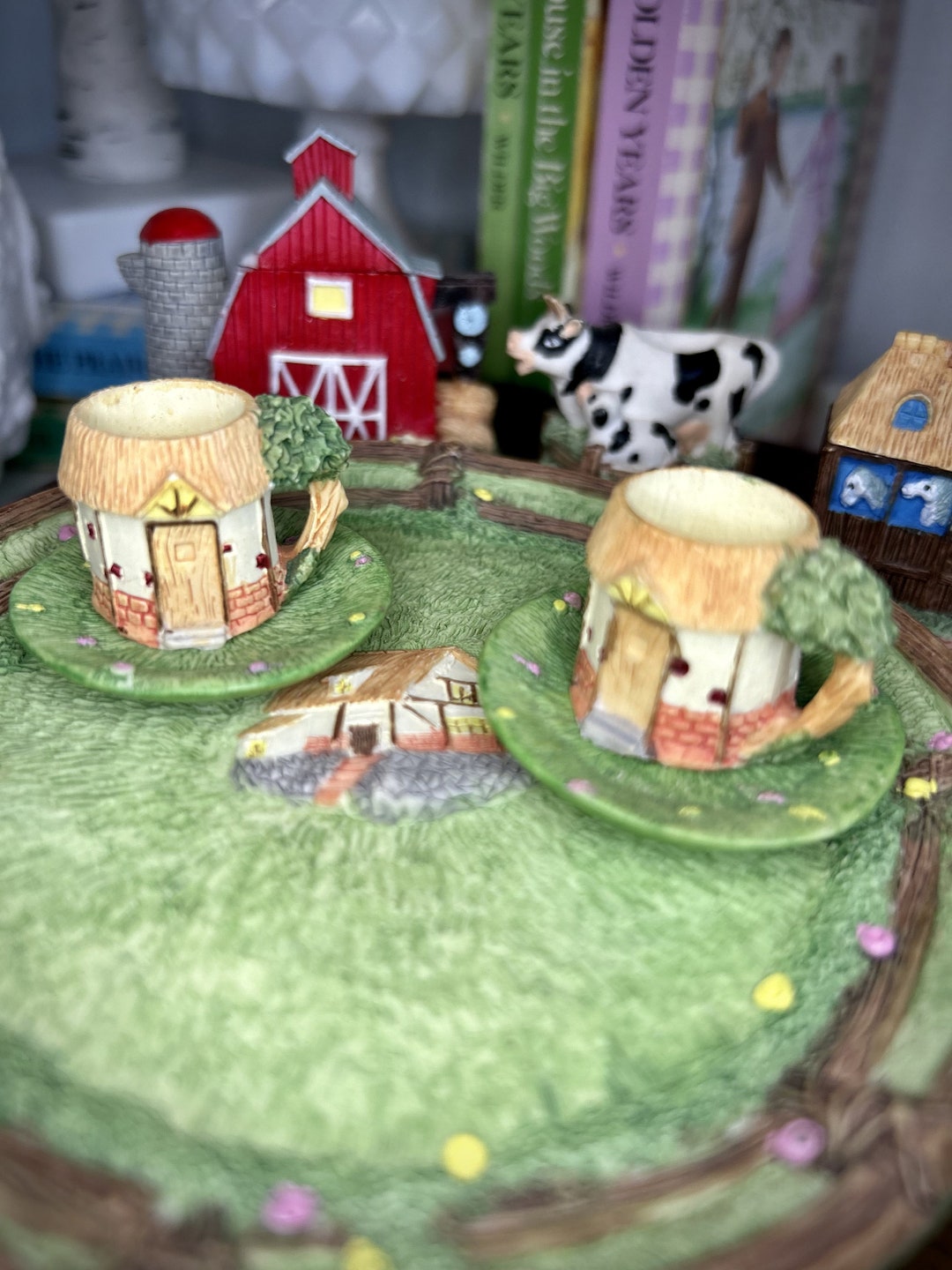 Vintage Farm Animal Kids Tea Set, Complete Play Dishes - Etsy