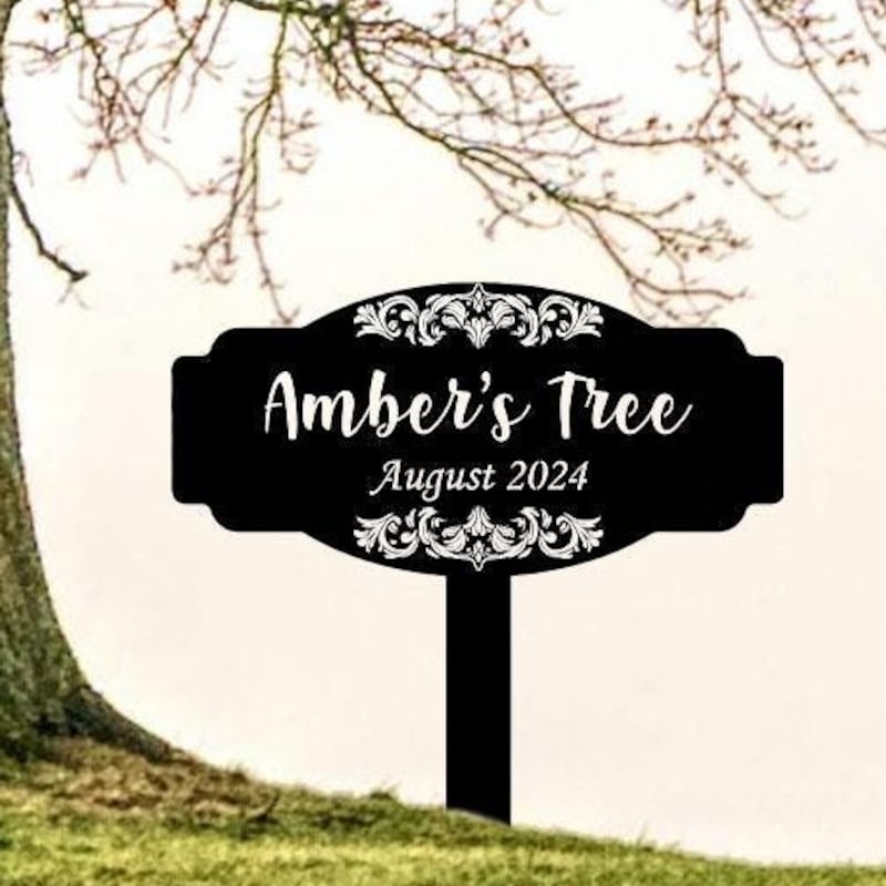 Memorial Tree Plaque - Etsy