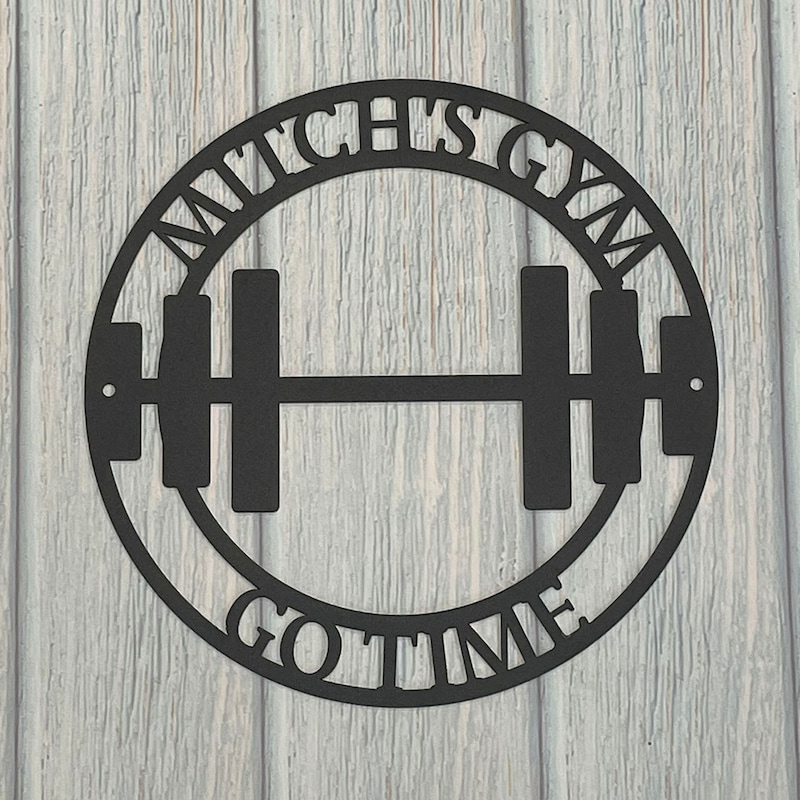 Custom Gym Sign - Etsy