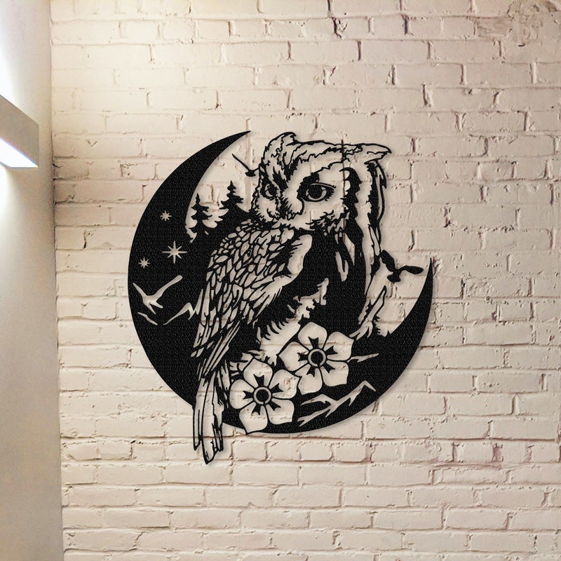 Owl Wall Art - Etsy