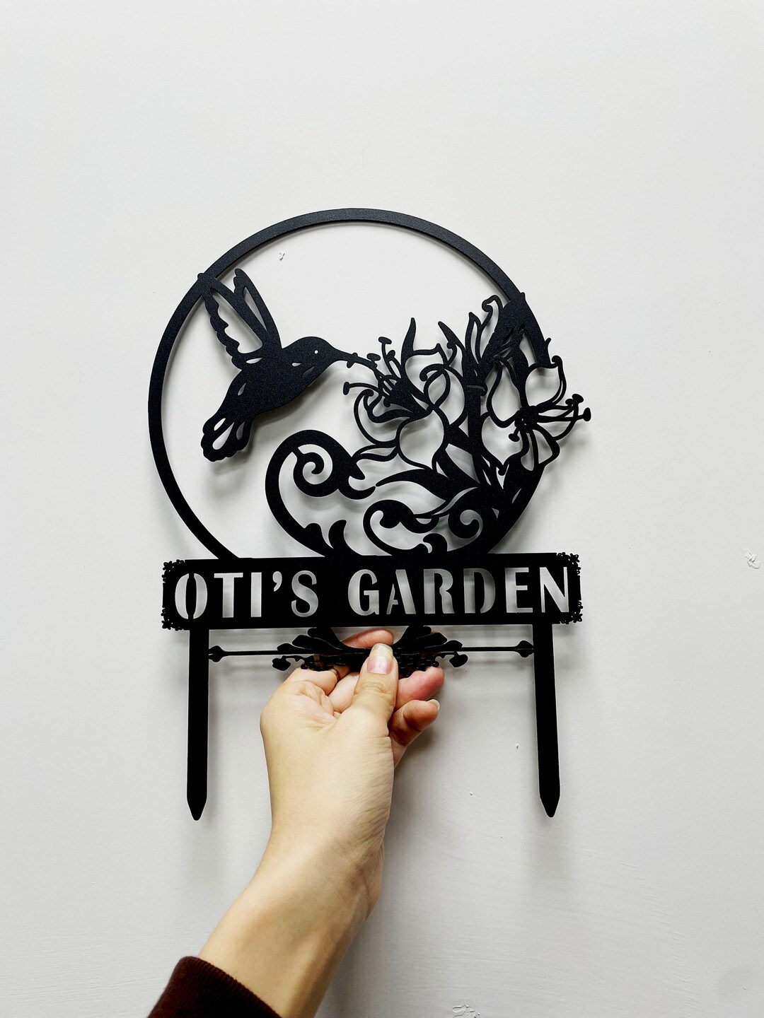Personalized Garden Sign,garden Sign With Stakes,custom Garden Sign ...