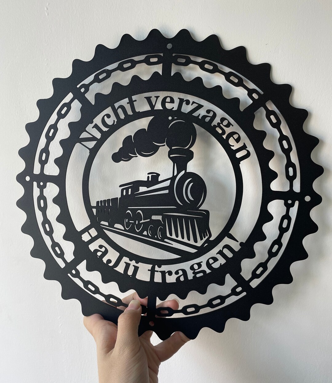 Custom Train Metal Sign,railway Wall Art for Train Room Decor ...