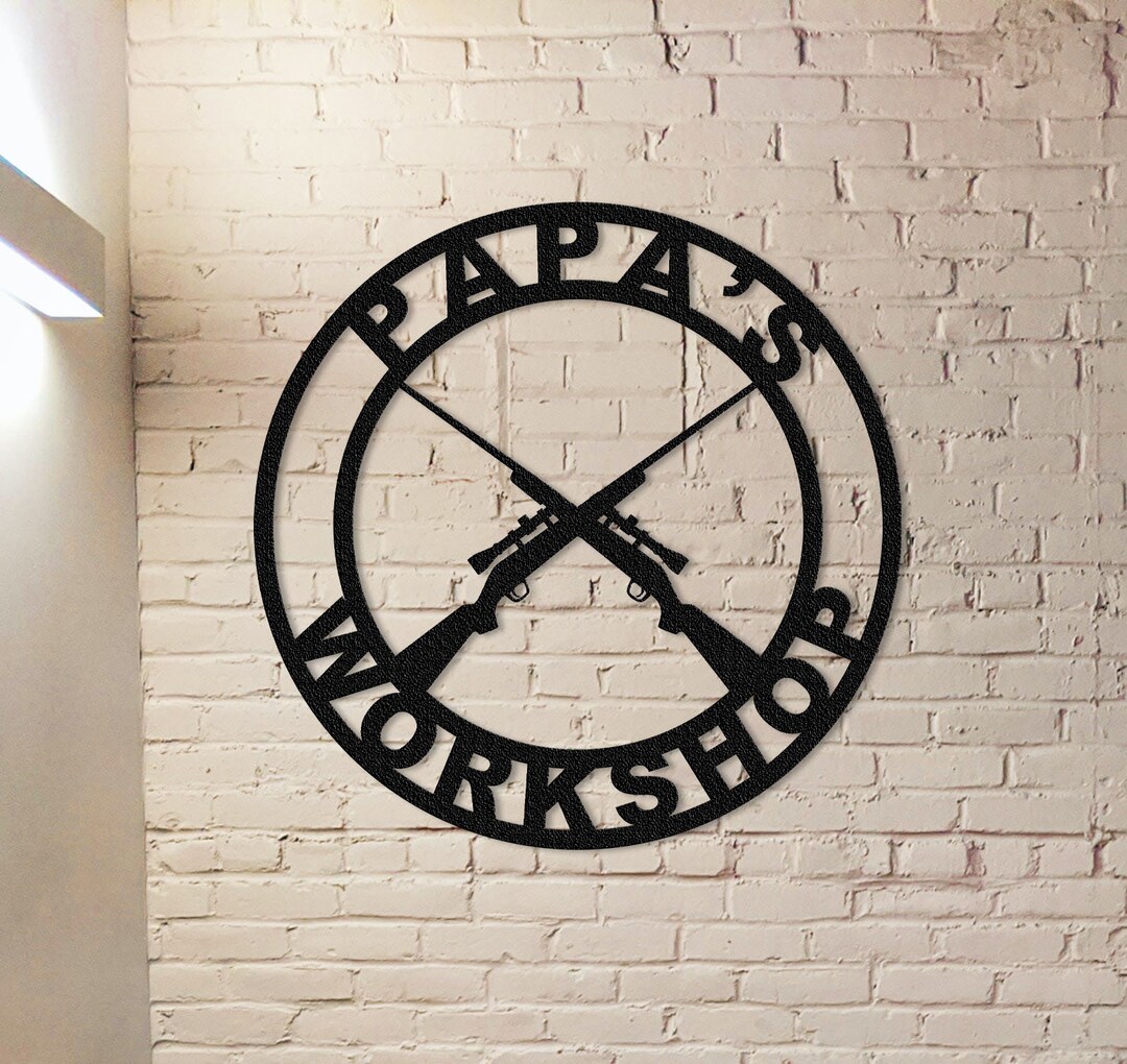 Custom Gun Sign,gun Metal Wall Art,gunsmith Gift,ar-15 Sign ...