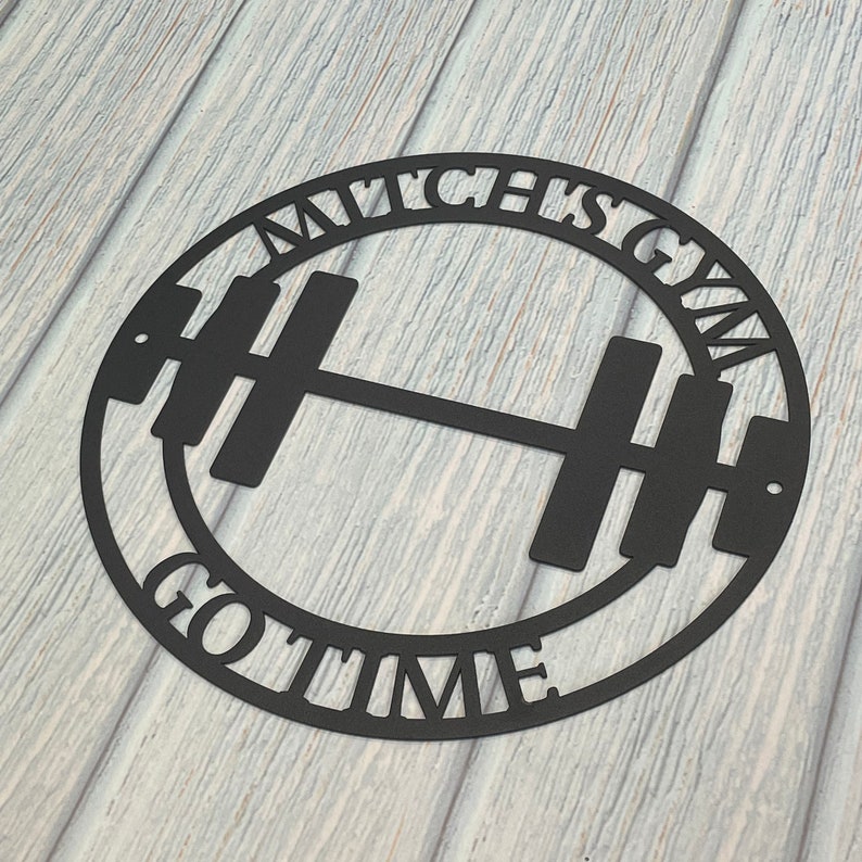 Home Gym Signcustom Gym Sign Namesign With LED - Etsy