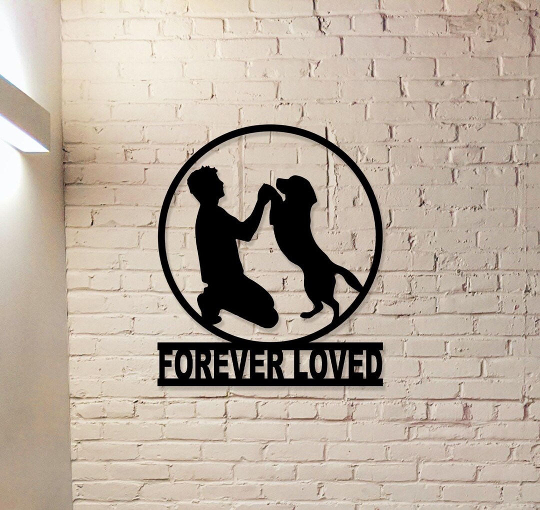 Custom Dog Metal Sign,room Wall Hanger,pet Lover Gift,dog Memorial Sign ...