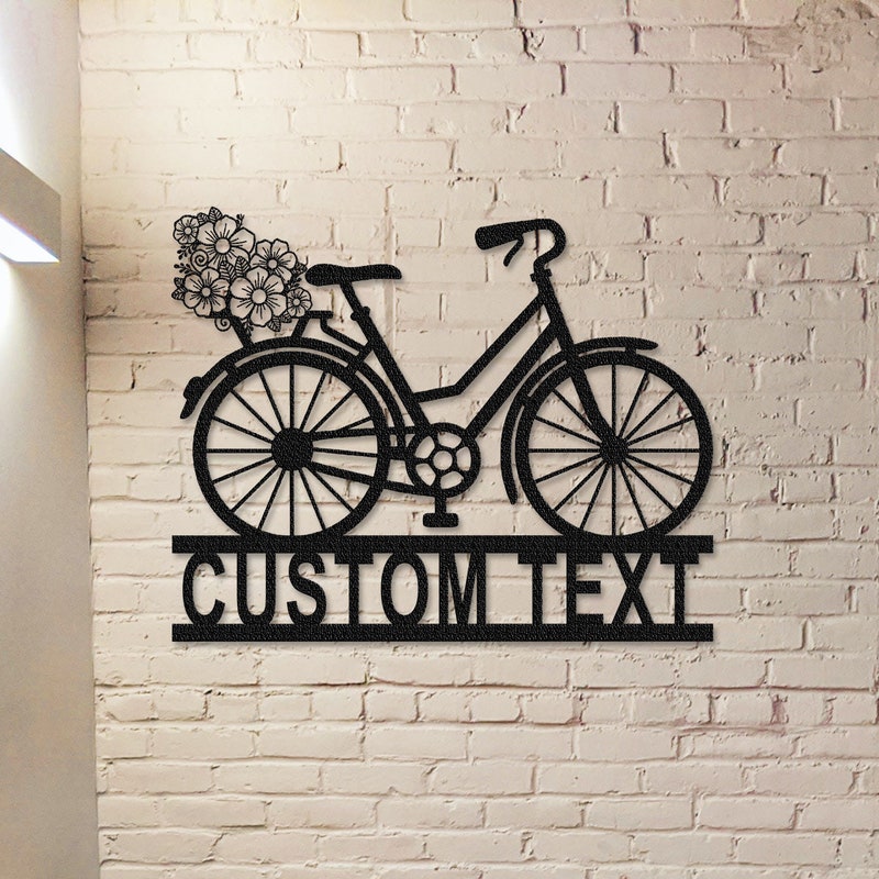 Metal Bicycle Wall Art - Etsy
