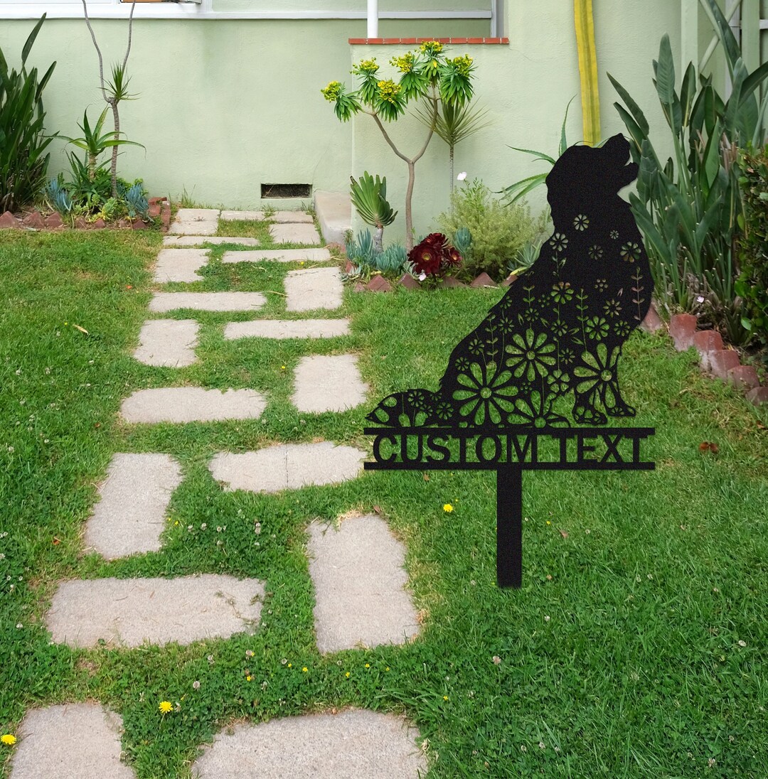 Custom Golden Retriever Memorial Stake Sign,pet Grave Markers Sign ...