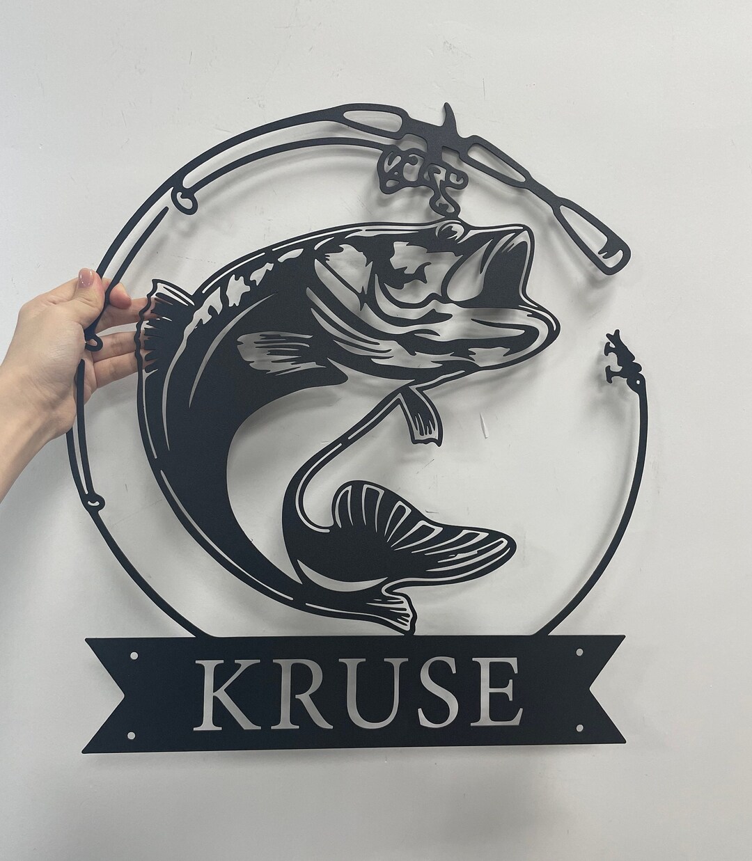 Bass Fish Metal Sign,gift for Fisherman,fathers Day Gift,personalized ...