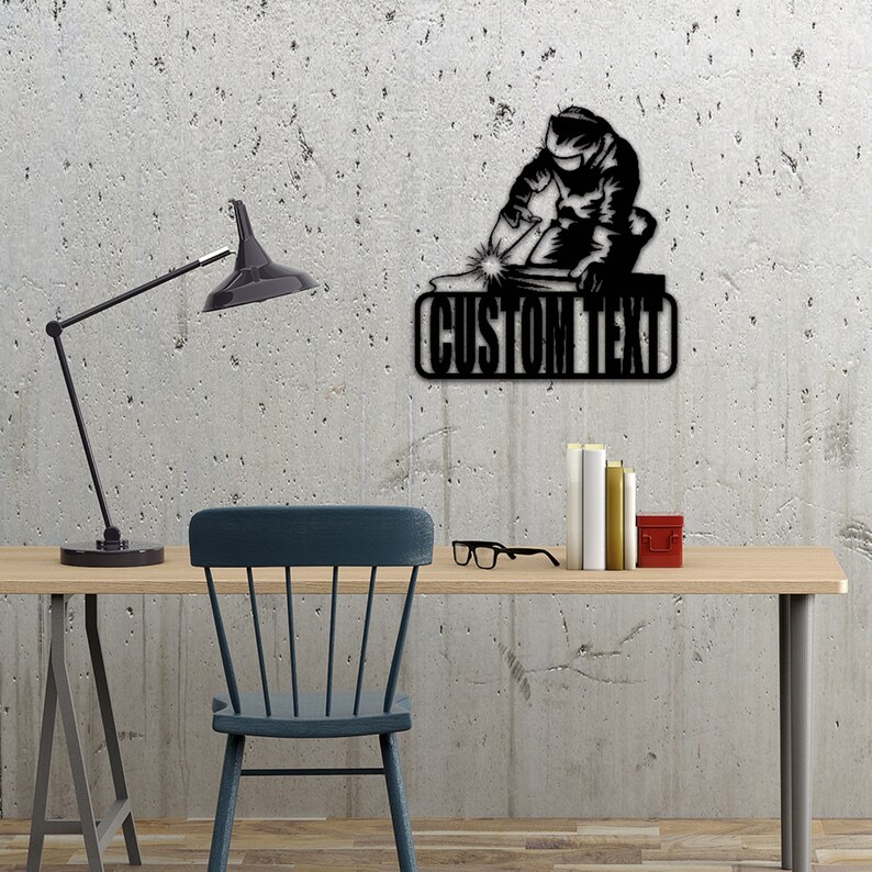 Personalized Construction Welder Sign,custom Welding Metal Sign,welder ...