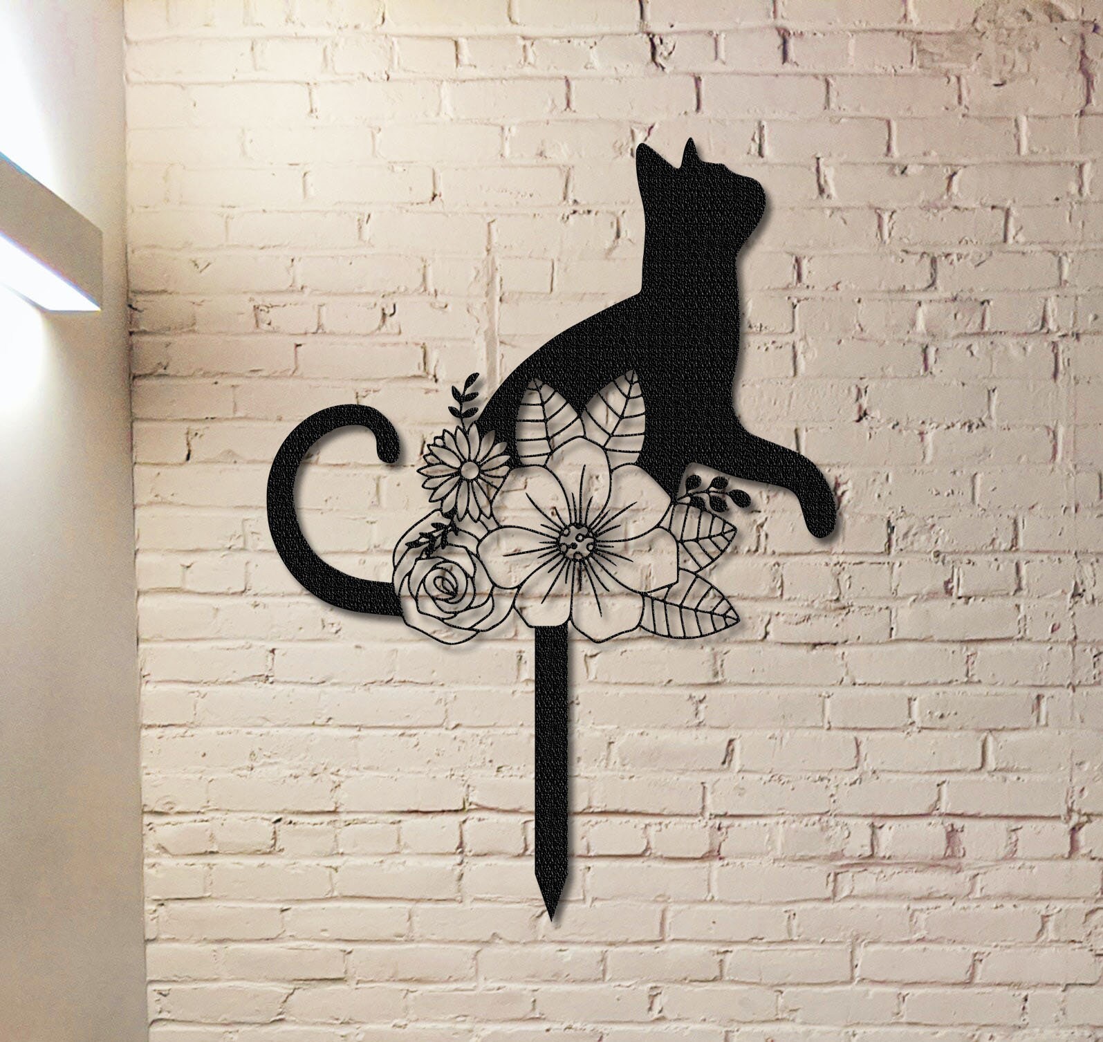 Pet Grave Markers Sign, Cat Memorial Stake, Metal Sign With Stake, Cat ...
