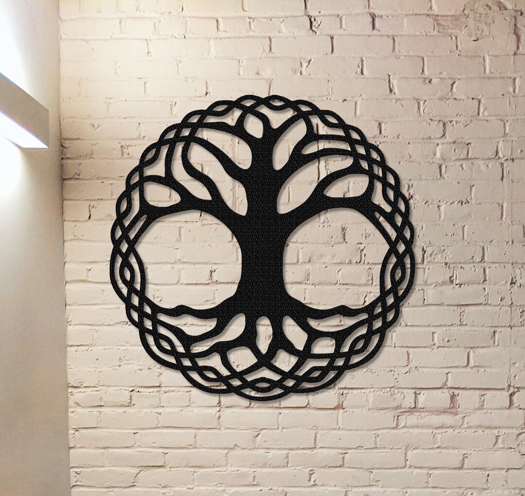 Tree of Life Metal Sign,family Tree Wall Decor,tree of Life Wall Art ...