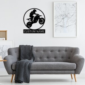 Custom Motorcycle Sign Name,personalized Motorcycle Wall Art,biker ...