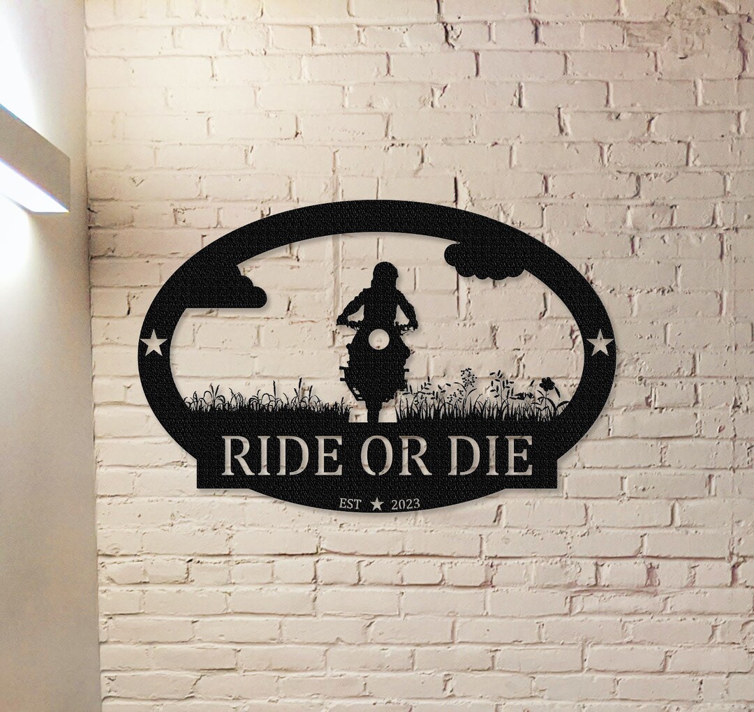 Personalized Motorcycle Metal Sign,custom Metal Art,metal Garage Sign ...
