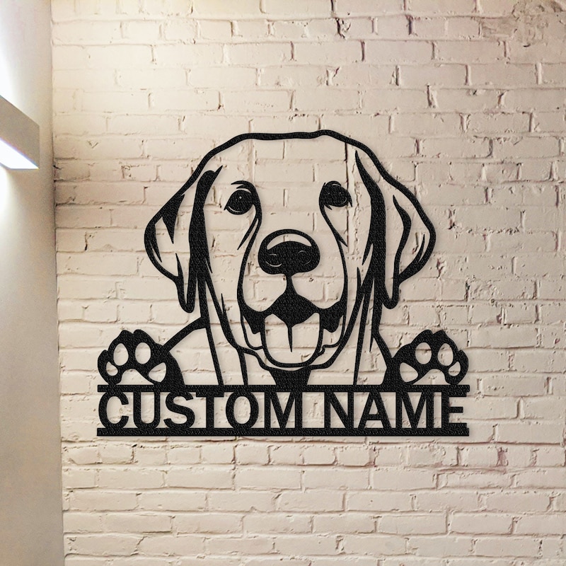 Black Lab Wooden Signs - Etsy UK