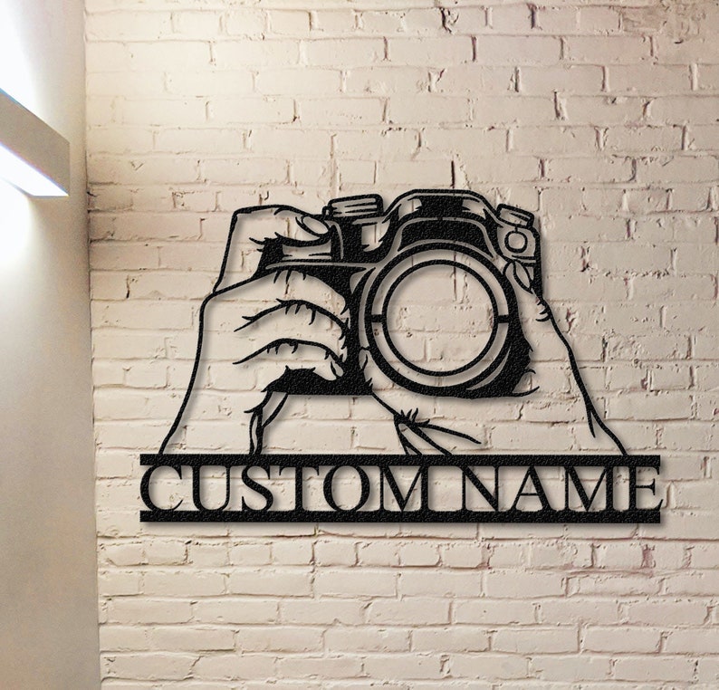 Personalized Camera Metal Wall Art,camera Metal Sign,camera Decor ...