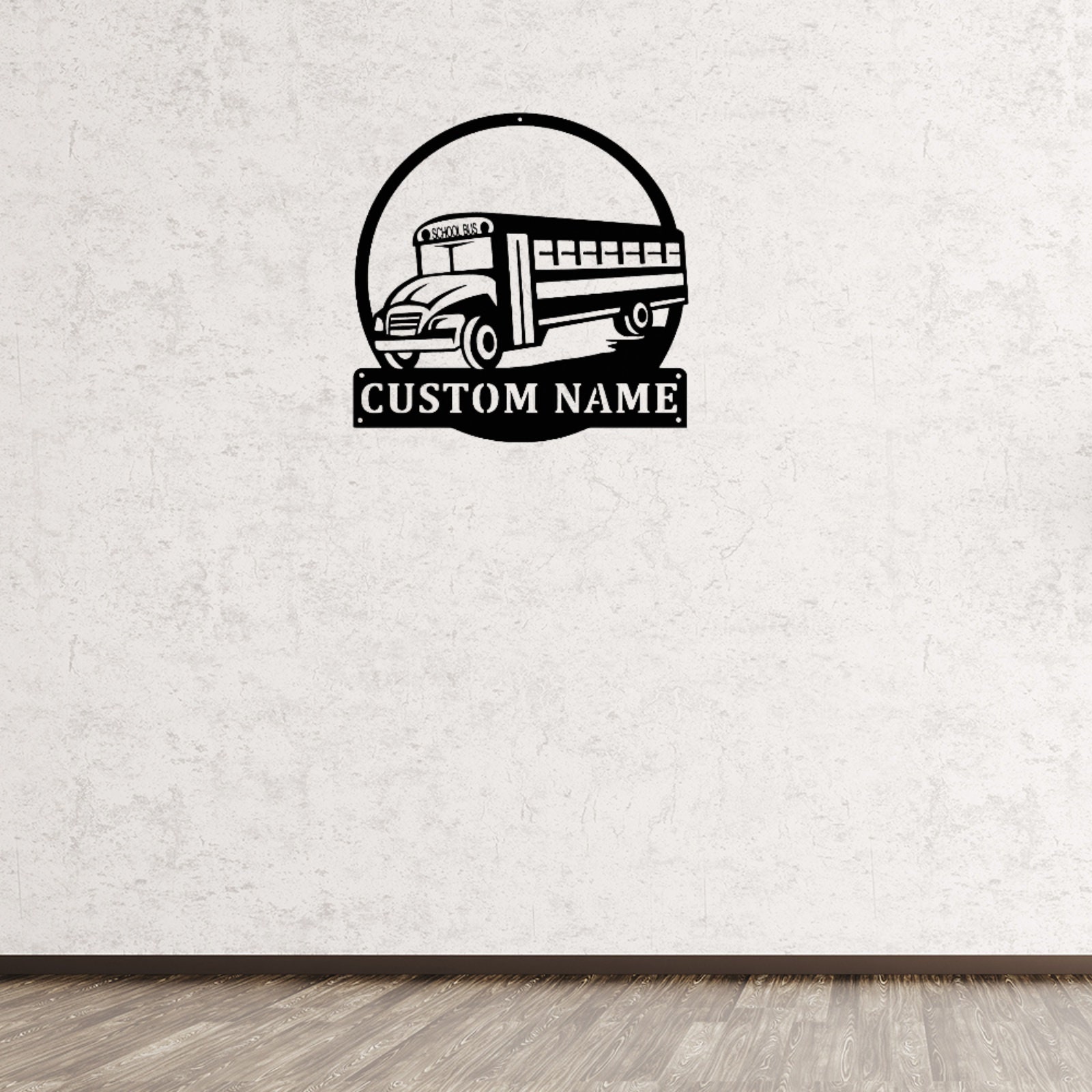 Custom School Bus Metal Signpersonalized School Bus Sign - Etsy