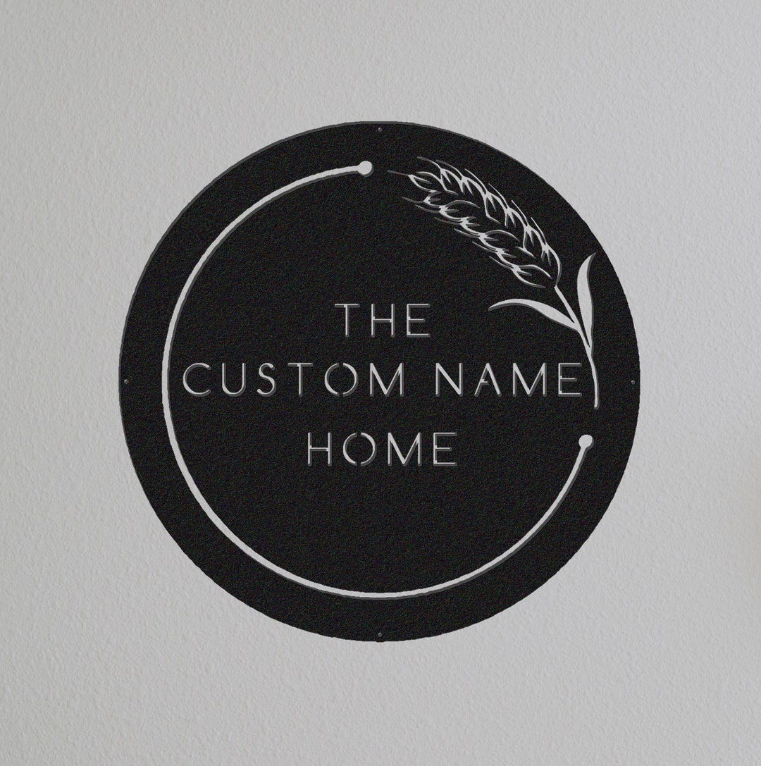 Custom Welcome Sign Name,personalized Family Sign Name,front Door Decor ...