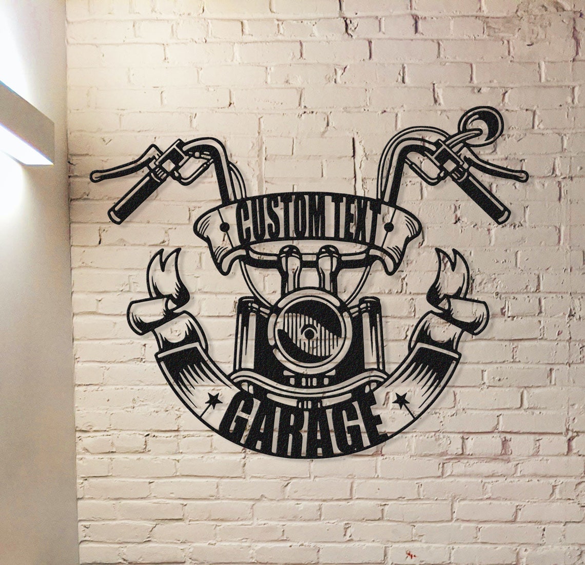 Custom Motorcycle Metal Sign,personalized Metal Art,metal Garage Sign ...