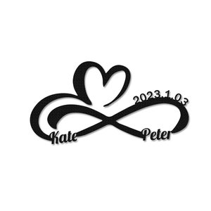 Custom Infinity Signpersonalized Wedding Gift for - Etsy
