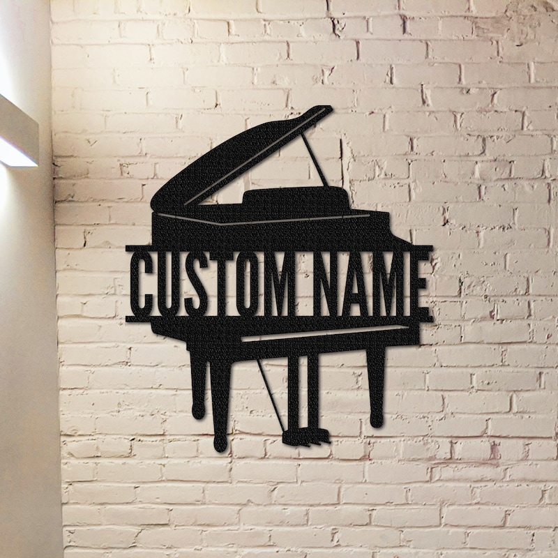 Piano Bar Metal Wall Art - Etsy