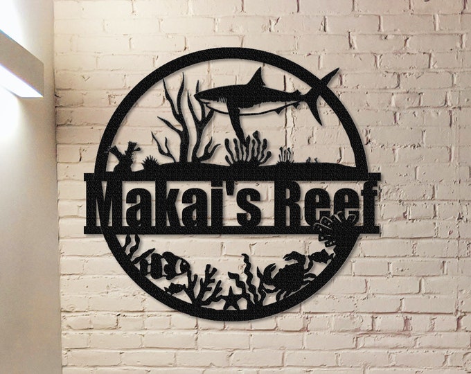 Great White Shark Metal Art, - Etsy