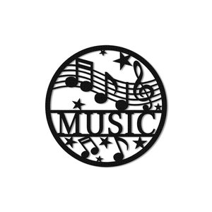 Custom Music Metal Sign,personalized Music Wall Art,musician Gift,music ...