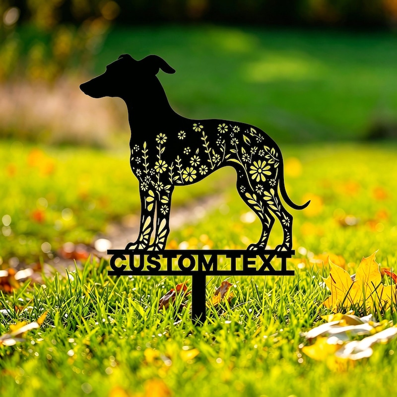 Metal Whippet Sign - Etsy