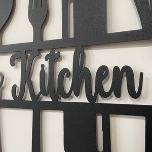 Personalized Kitchen Metal Sign,kitchen Wall Art for Mom,family Kitchen ...