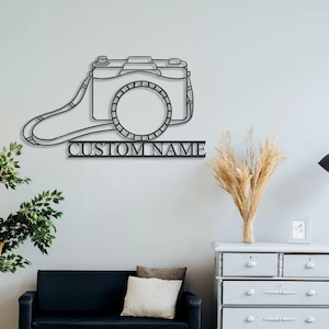 Custom Camera Metal Sign,personalized Photographer Sign for Photograph ...